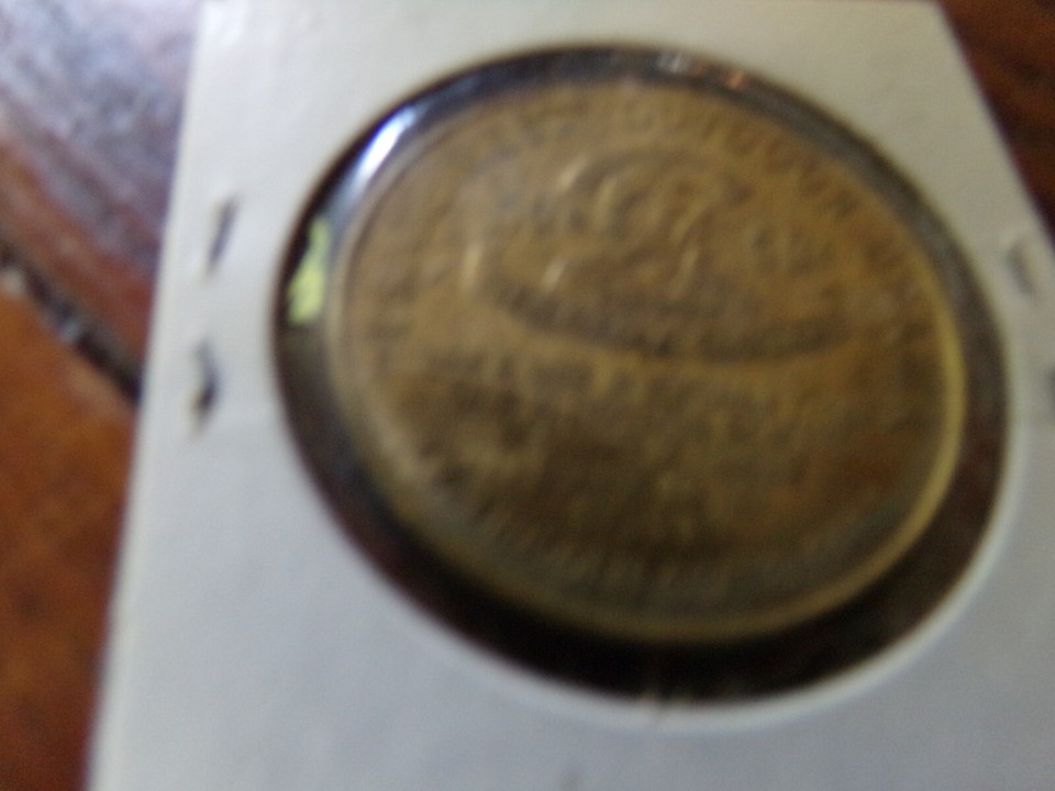VERY OLD TOKEN BISMARK, NORTH DAKOTA, CENTENNIAL 1961 GF 50 CENTS IN ...