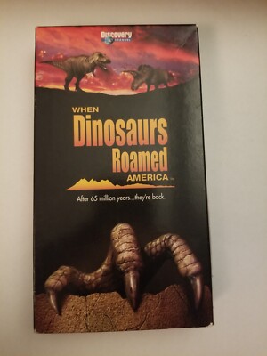 VINTAGE Discovery Channel When Dinosaurs Roamed America VHS TESTED ...