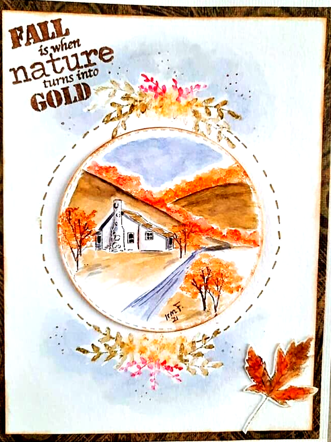 Rustic Cabins see photo 2 set 4962 STAMPS YOU GET Art Impressions ...