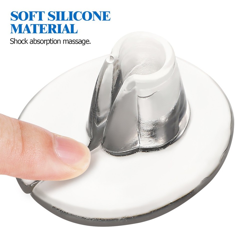 6 Pairs Transparent PU Gel Toe Pads Split Stickers Soft Silicone Foot ...