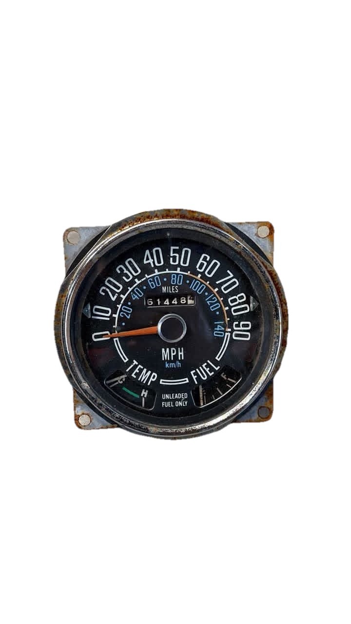 Jeep CJ Speedometer CJ5 CJ7 CJ8 Fuel Temperature Gauge 90 MPH | eBay