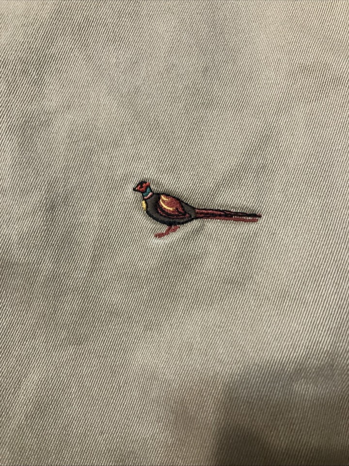 brooks brothers embroidered pants 42x30 Pheasant | eBay