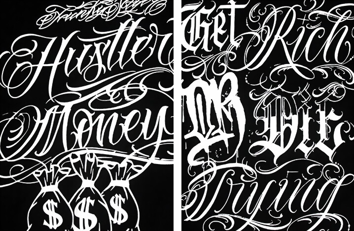 Tattoo Font Graffiti