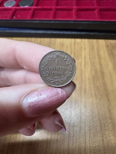 MONETA REGNO D' ITALIA VITTORIO EMANUELE III 1 CENT VALORE 1908 AE | eBay