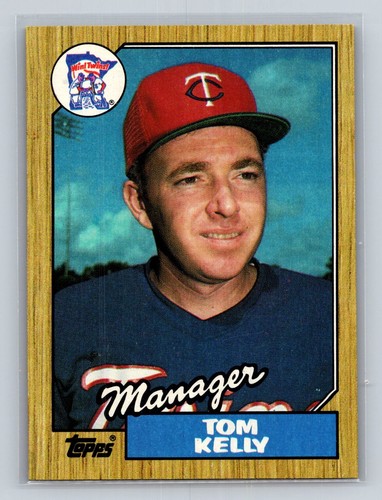 Tom Kelly 1987 Topps #618 Minnesota Twins Rookie | eBay