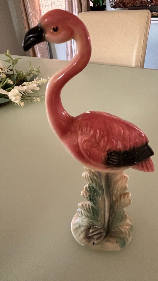 Vintage MCM pink flamingo figure | eBay