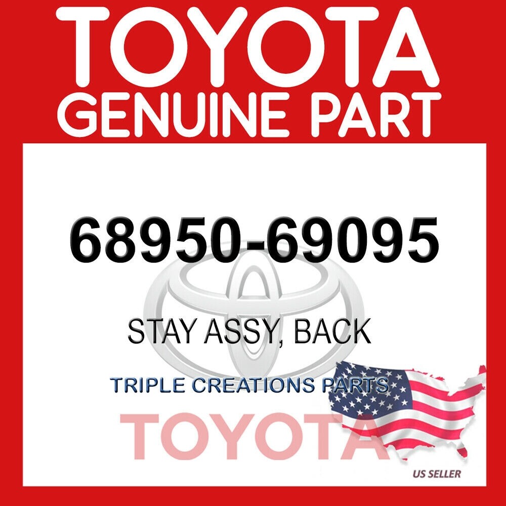 Genuine Toyota 68950-69095 Stay Assy Back Door RH 6895069095 OEM | eBay