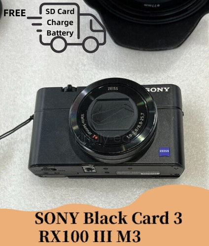 SONY RX100 III M3 Black Card Camera 20.1 MP Vlog Individual 85 New | eBay
