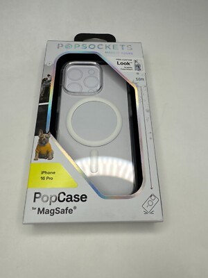 PopSockets PopCase w/Magsafe for iPhone 16 Pro 6.3" - Clear | eBay