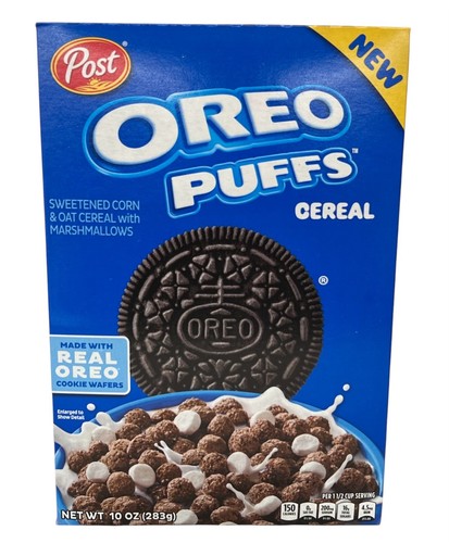 Post Oreo Puffs Cereal 10 oz 884912449634| eBay