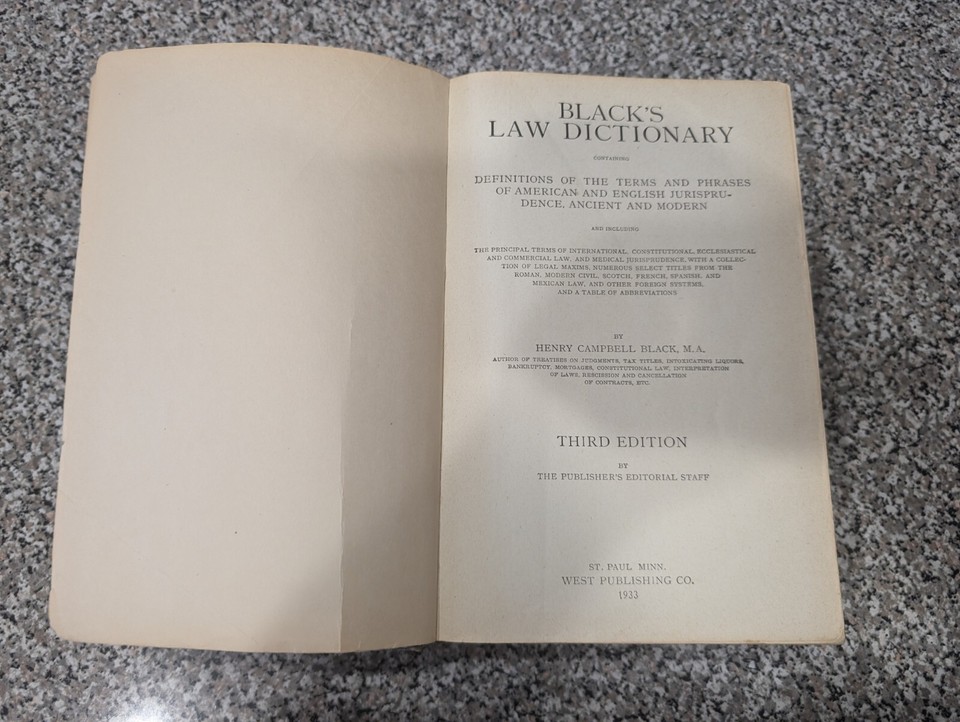Black's Law Dictionary 2nd & 3rd/ Cracking The Code 1st (Reprint) & 3rd Edition | eBay