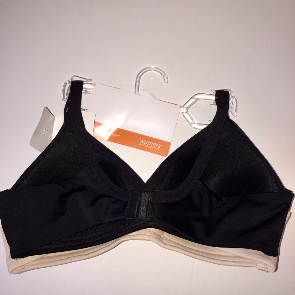 Warner's Bra Wirefree Padded Seamless Cup Invisible Lined TWO 2 TShirt ...