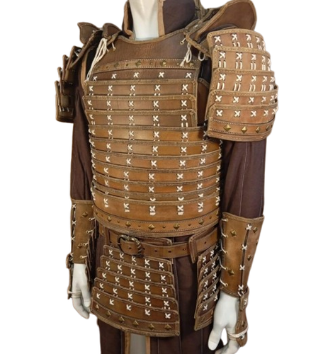 Medieval Genuine Leather Samurai Armor For LARP & Cosplay,Costume ...