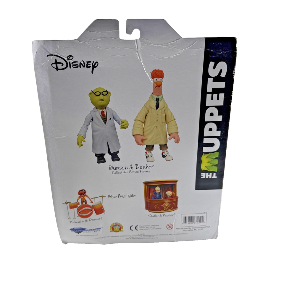 NEW 2016 Muppets Beaker & Bunsen Action Figures Set Disney Diamond ...