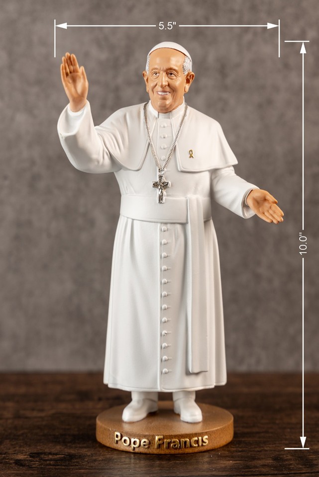 Pope Francis Resin Statue 10 H (25cm) | eBay
