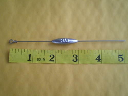 10 PCS. STRAIGHT DOWN BOTTOM BOUNCER SINKER, 3/8 OZ. W/S. STEEL WIRE ...