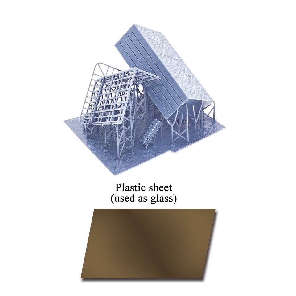 Outland Models Modern Style 4-Story Office Building Studio 1:220 Z ...