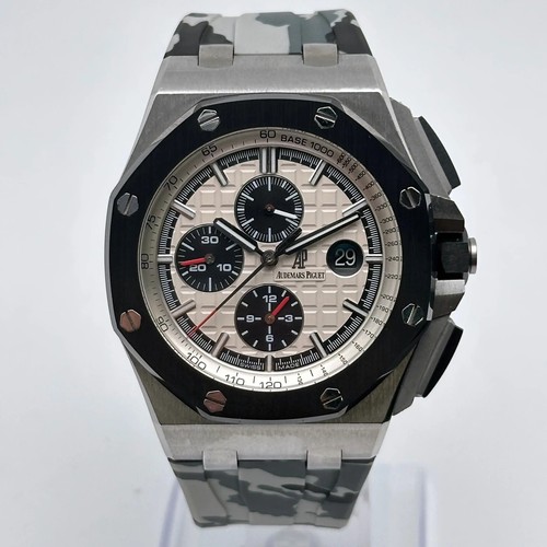 Audemars Piguet Offshore 44 Steel Ceramic Panda Dial Watch 26400SO.OO ...