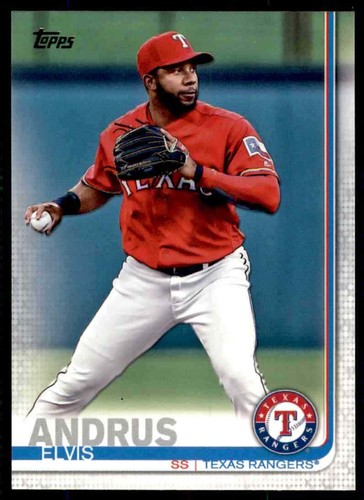 2019 Topps Baseball Card Elvis Andrus #62 (56399) | eBay