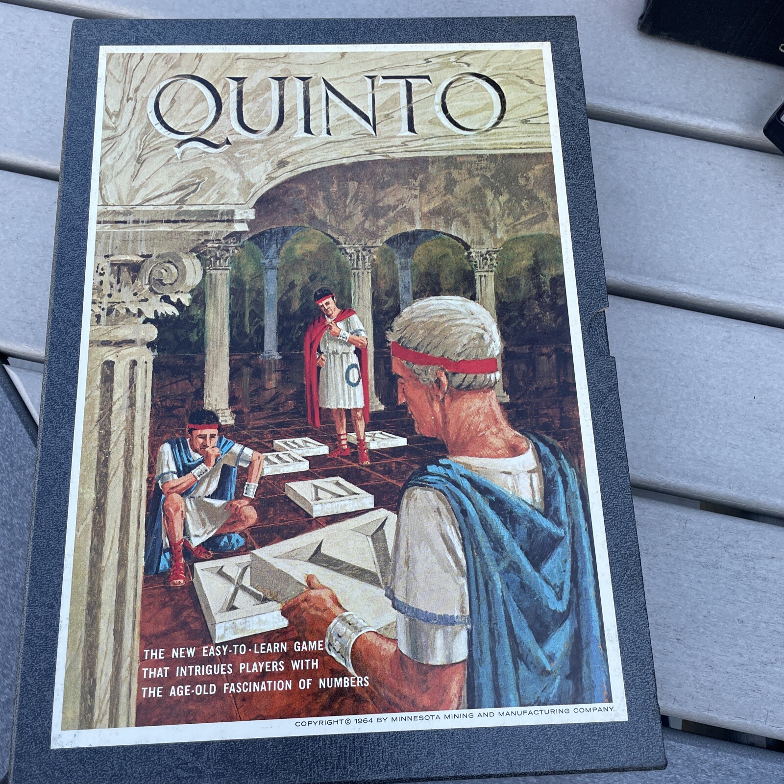 Vintage QUINTO Game of Fives Board Game 3M from 1964 Bookshelf Board ...