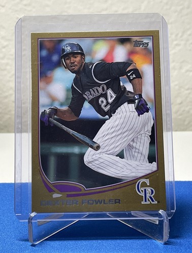 2013 Topps Dexter Fowler Gold Parallel 0197/2013 #273 Colorado Rockies ...