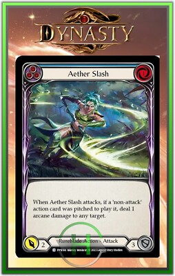 Aether Slash Blue - FAB:Dynasty - DYN184 - Carte Officielle Anglaise NM ...