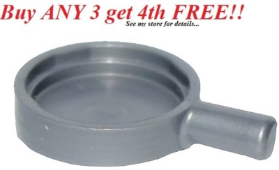 ☀️NEW Lego Pearl Silver GRAY FRYING PAN Kitchen Food Skillet Stove ...