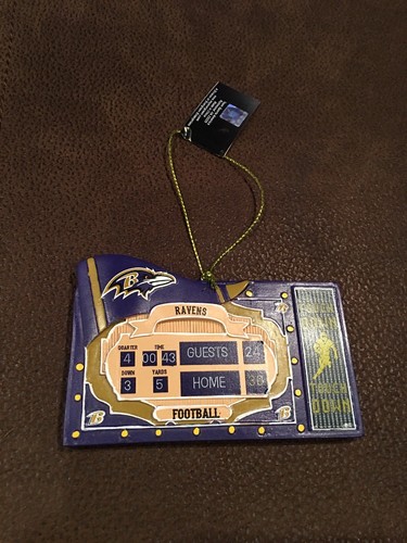Baltimore Ravens NFL Scoreboard Ornament - New With Tag | eBay
