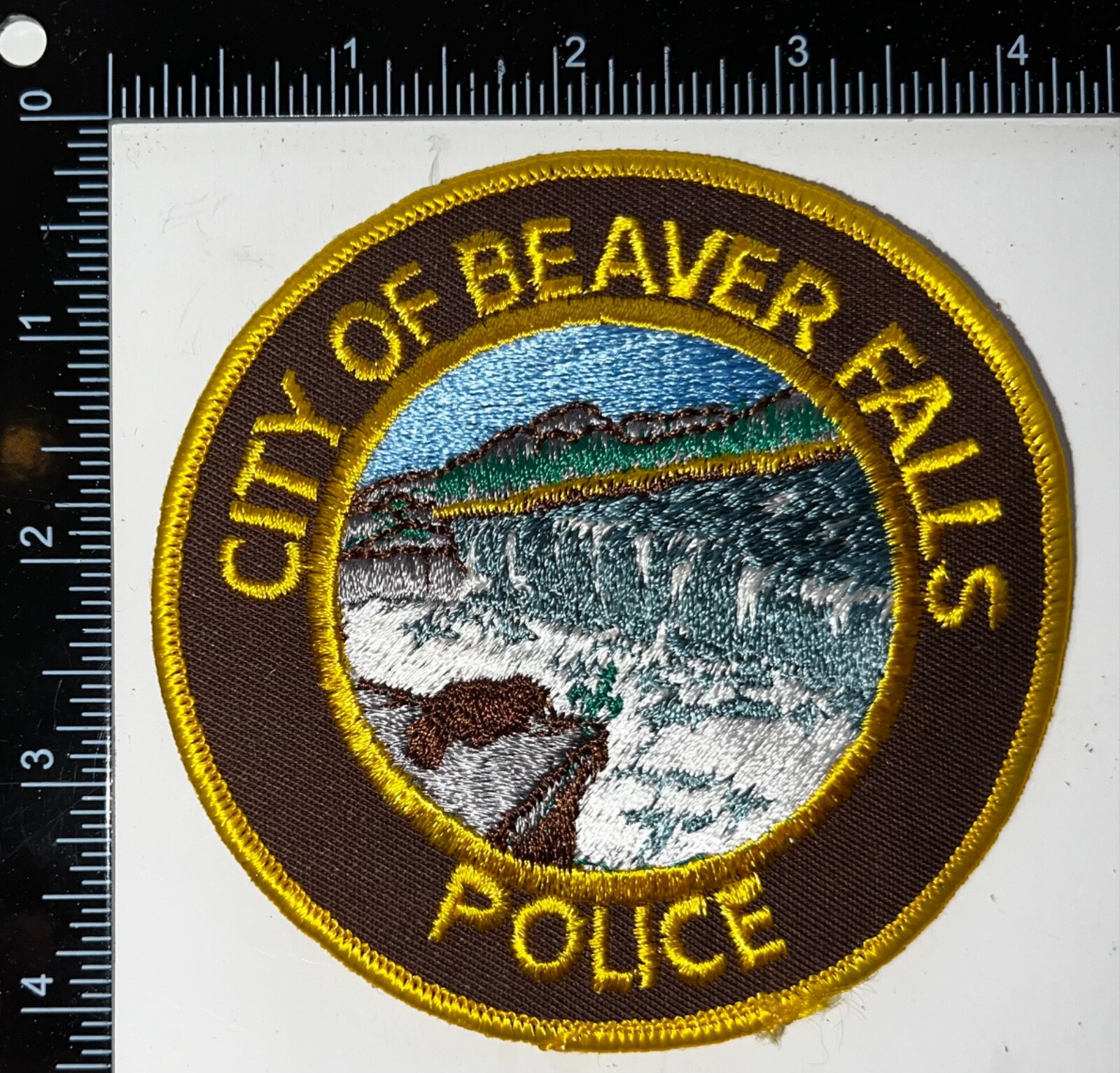 VINTAGE OBSOLETE Pennsylvania PA City of Beaver Falls Police Patch | eBay