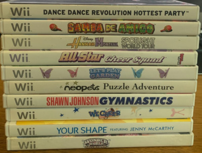 Nintendo Wii Games Lot of 10 Games and Cases (Lot D) | eBay