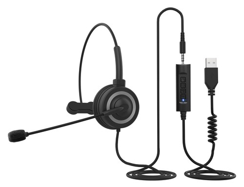Headworn Single Side Voice Business Single Direction Noise Reduction ...