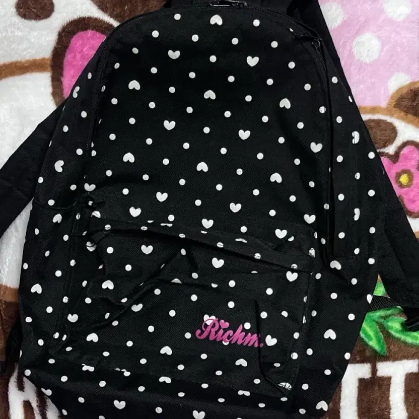 Latte Gyaru Heisei Prism Stone Pink Dot Backpack - Onega Gyaru Style ...