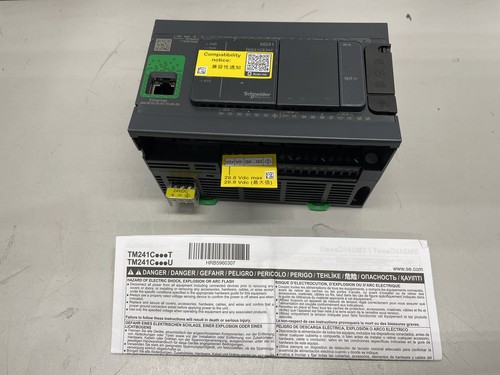 Schneider Modicon TM241CE24T 24IO PNP Ethernet Logic Controller | eBay