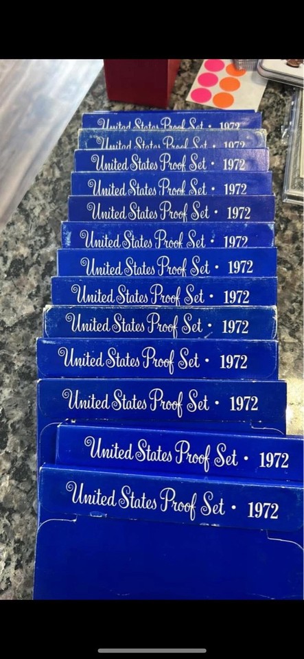Lot of (14) 1972-S Proof Sets in OGP Low Start no reserve! | eBay