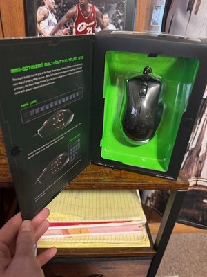 Razer Naga Molten Special Edition Expert MMO Gaming Mouse Wired USB 17 ...