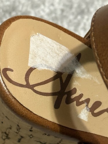 American Rag Cie Rochelle Ankle Strap Cork Wedge Platform Sandals Brown ...