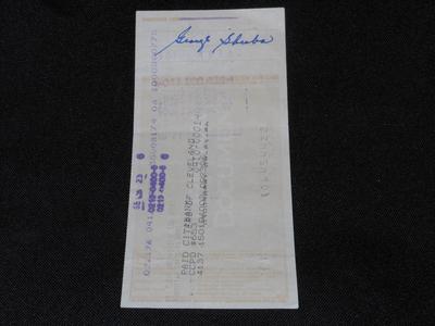 1955 Dodgers George Shuba Signed Endorsed Autograph Check from Promoter ...