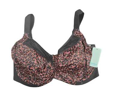 Goddess DARK LEOPARD Kayla Banded Underwire Bra, US 36J, UK 36GG | eBay