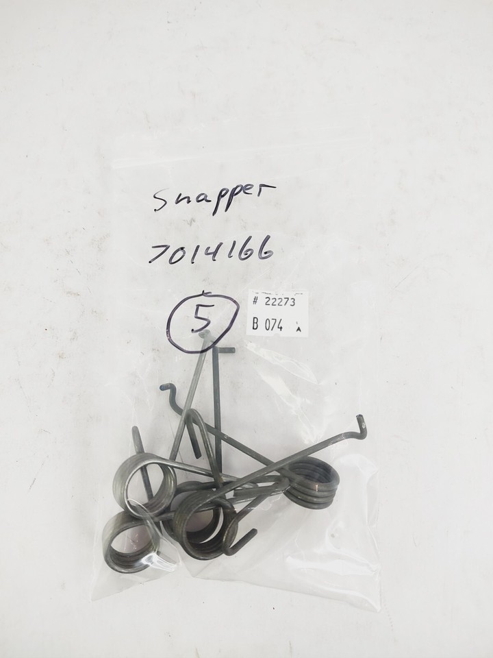Snapper OEM 7014166 Pedal Spring NOS (5pcs) | eBay
