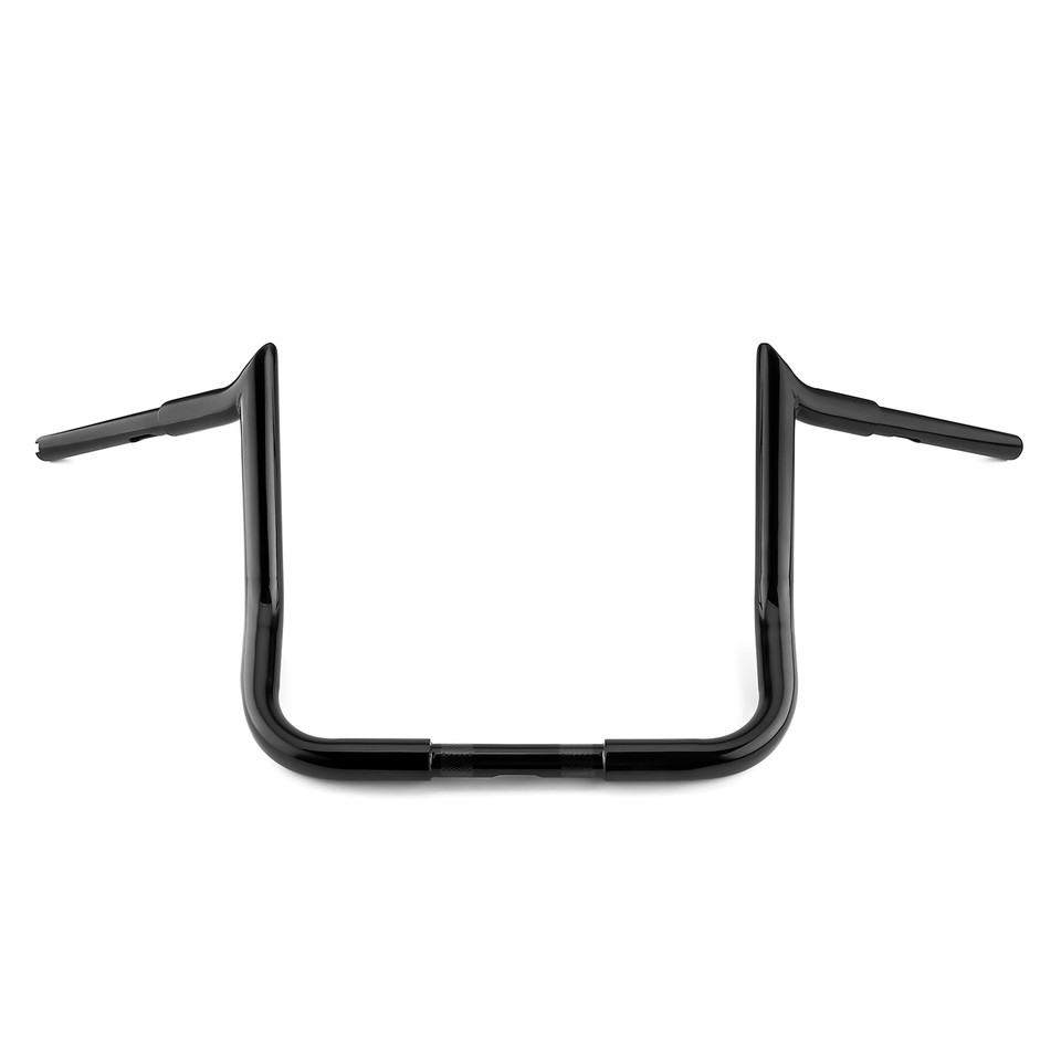 Gloss Black 10" Rise Ape Bagger Bar Handlebars For Harley Touring ...