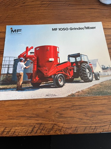 Massey Ferguson 1050 Grinder Mixer For 1980 Brochure FCCA | eBay