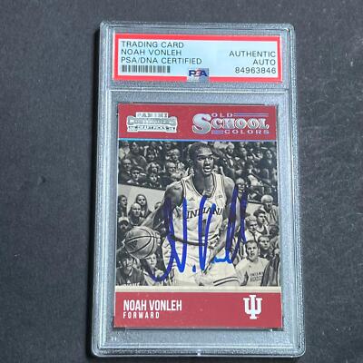 2013-14 Panini Contenders Draft Picks #39 Noah Vonleh Signed Card AUTO ...