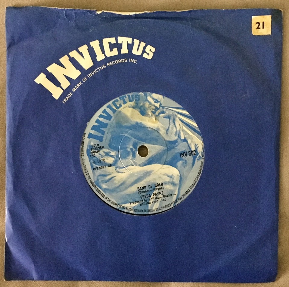 Freda Payne- Band Of Gold 1970 7" 45RPM Invictus VG+ Funk/Soul | eBay UK
