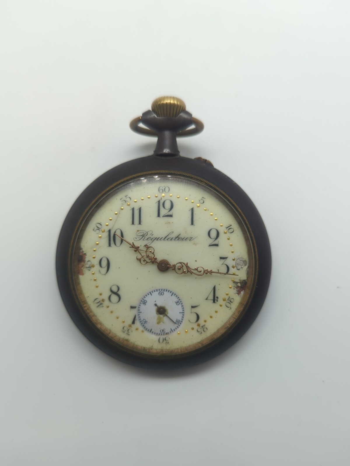 Regulator pocket watch, works, Patria, offset seconds… - Gem