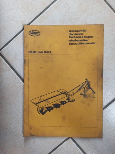 Catalogue Piece Vicon Cm165 | eBay
