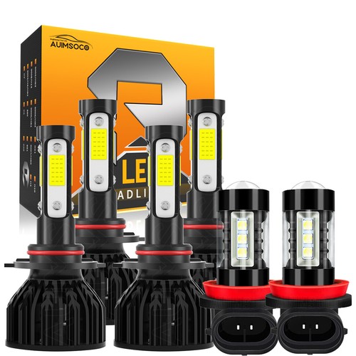 For 2009-2010 Pontiac Vibe Bulbs LED Headlights Hi/Low Beams + Fog ...