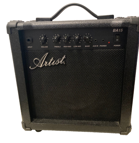 Artist BA15 15W Bass Guitar Amp w/ mp3 Input 5060528537704| eBay