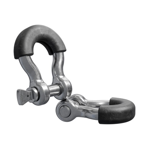 2PCS Universal 3/4" Bumper D-Ring Shackle 9500LBS Tow Hooks For Jeep ...