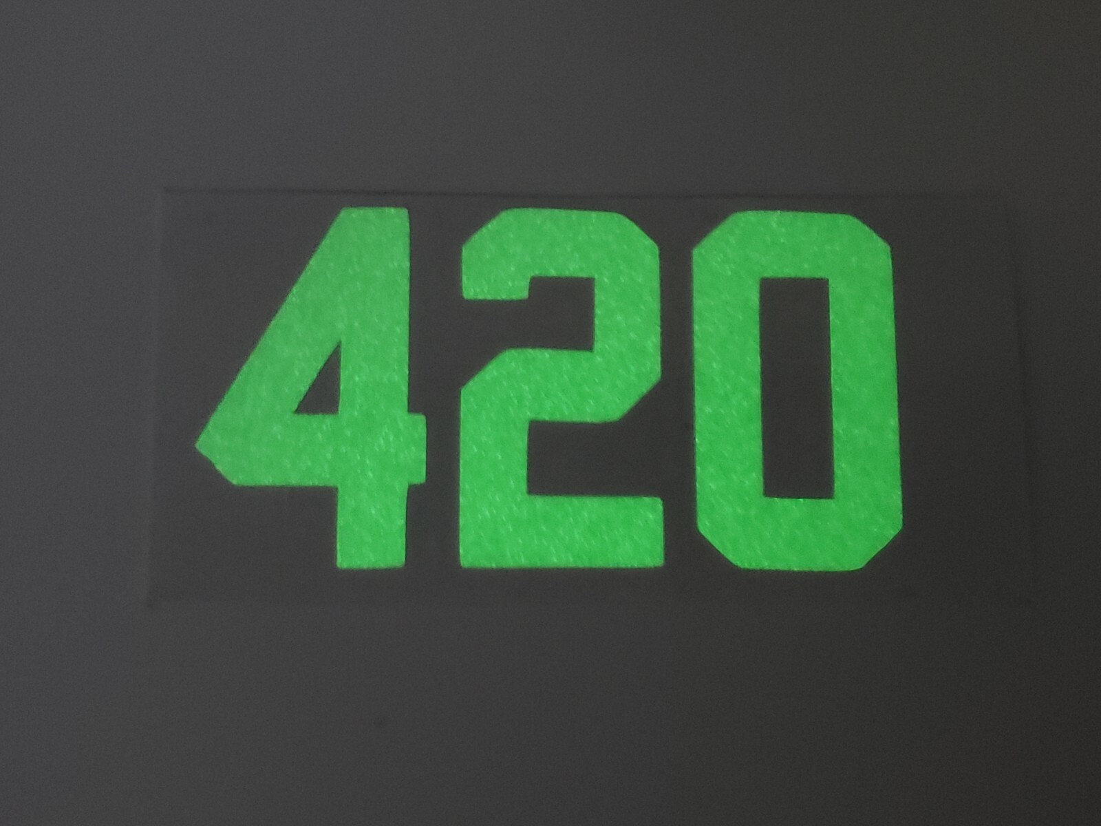 Reflective Glow Highlighted Firefighter Numbers for Helmet Logo Vinyl ...