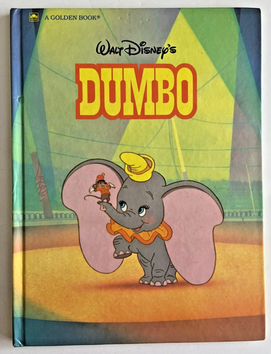 Walt Disney's DUMBO, A Golden Book 1988, Large Hardcover, Western ...